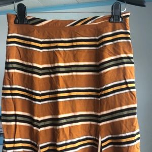 Modcloth | Skirts | Midi Striped Skirt | Poshmark